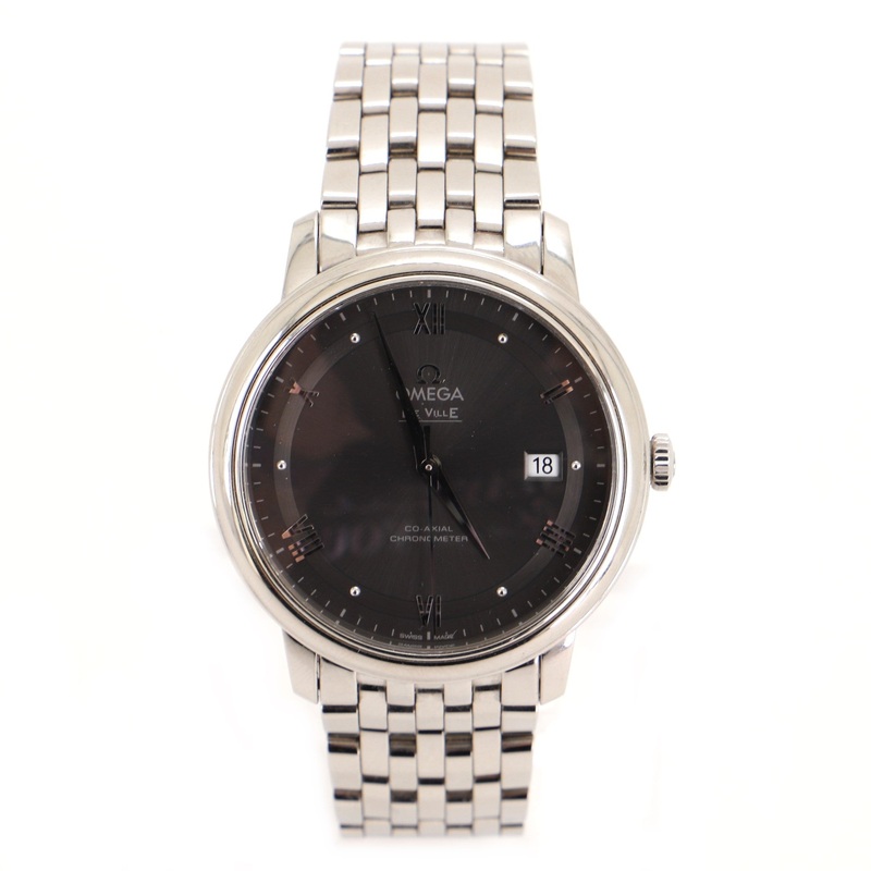 De Ville Prestige Co-Axial Chronometer Automatic Watch Stainless Steel ...